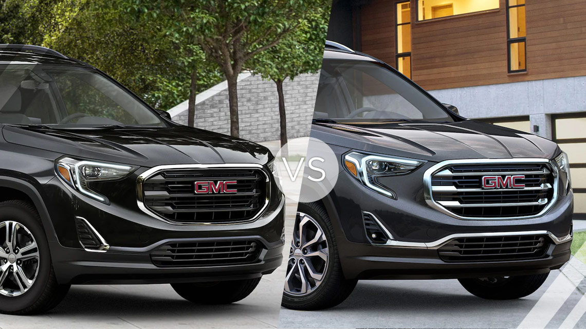 Trim Comparison GMC Terrain SLE VS GMC Terrain SLT Trim Comparison GMC Terrain SLE VS GMC Terrain SLT