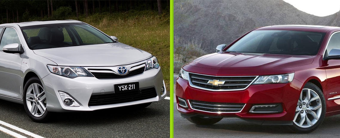Car Comparison: 2014 Toyota Camry vs. 2014 Chevy Impala - McGrath Auto Blog