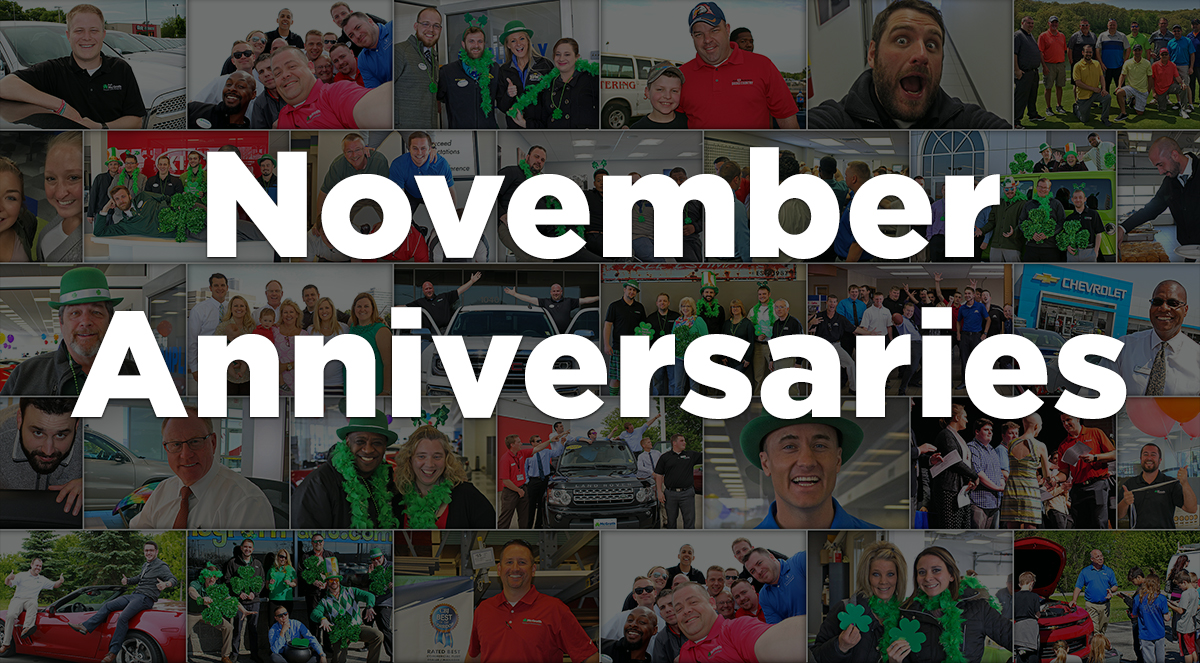 November Anniversaries - McGrath Auto Blog