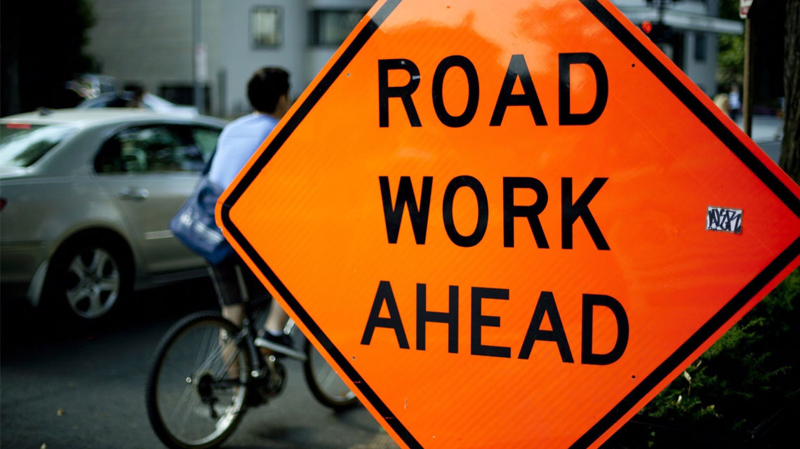 Spring Means Road Construction Starting